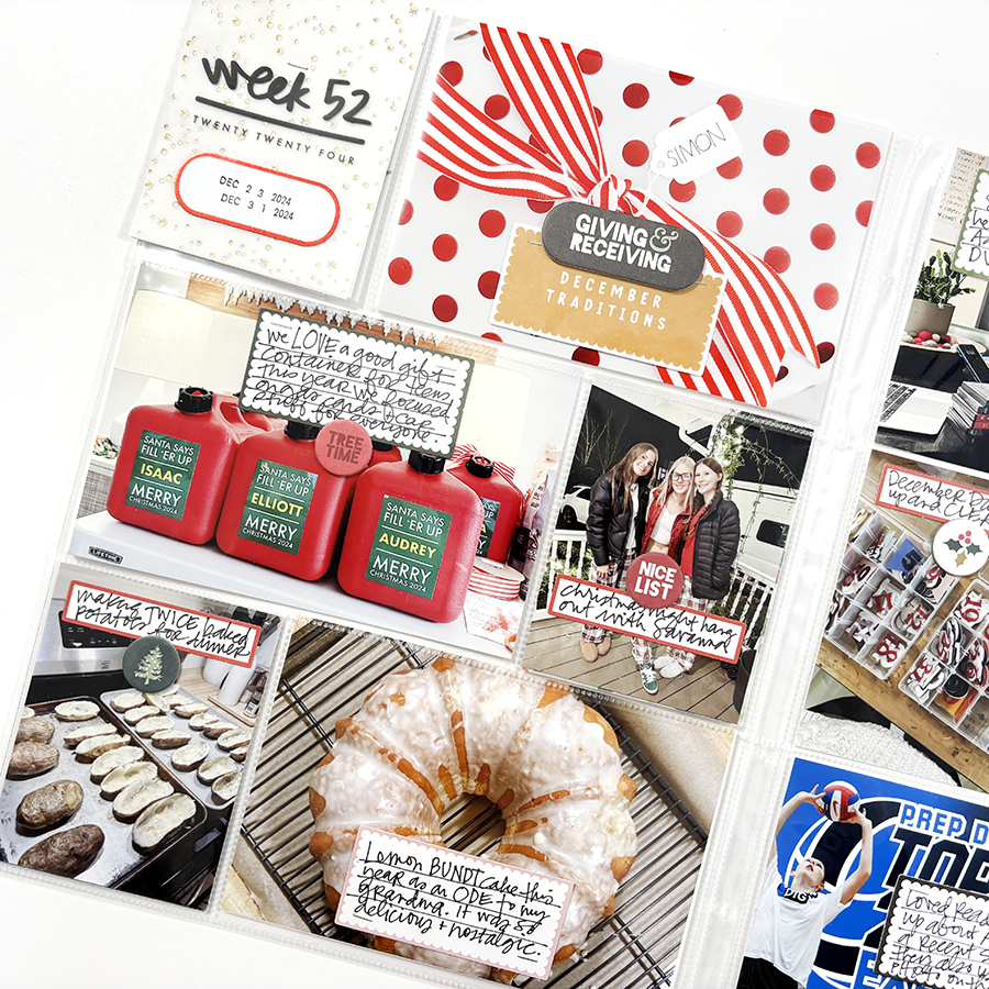 Blog: Project Life® 2024 | Week 52 - Ali Edwards Design Inc.