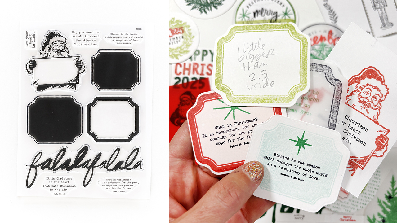 Ali Edwards Design Inc. | Blog: December Daily® 2025 | Stamp Samples